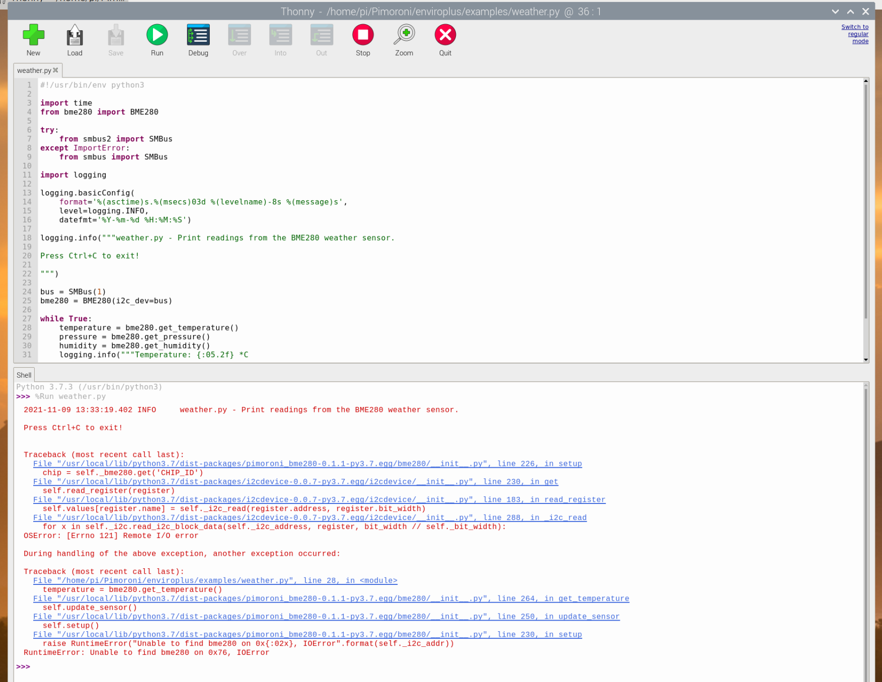Enviro+ re-install gives errors · Issue #211 · pimoroni/get · GitHub