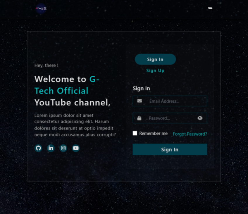 GitHub - gtech-official08/glassmorphism_login_register: Let's build ... GitHub - gtech-official08/glassmorphism_login_register: Let's build ...