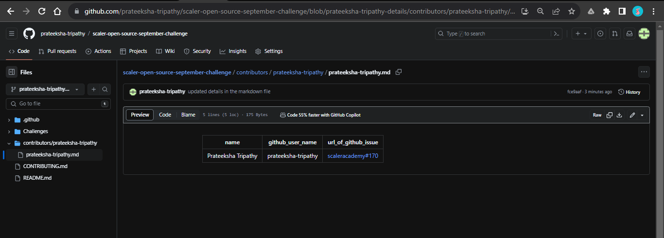 Challenge #26 : Prateeksha Tripathy · Issue #170 · scaleracademy/scaler-open-source-september ...