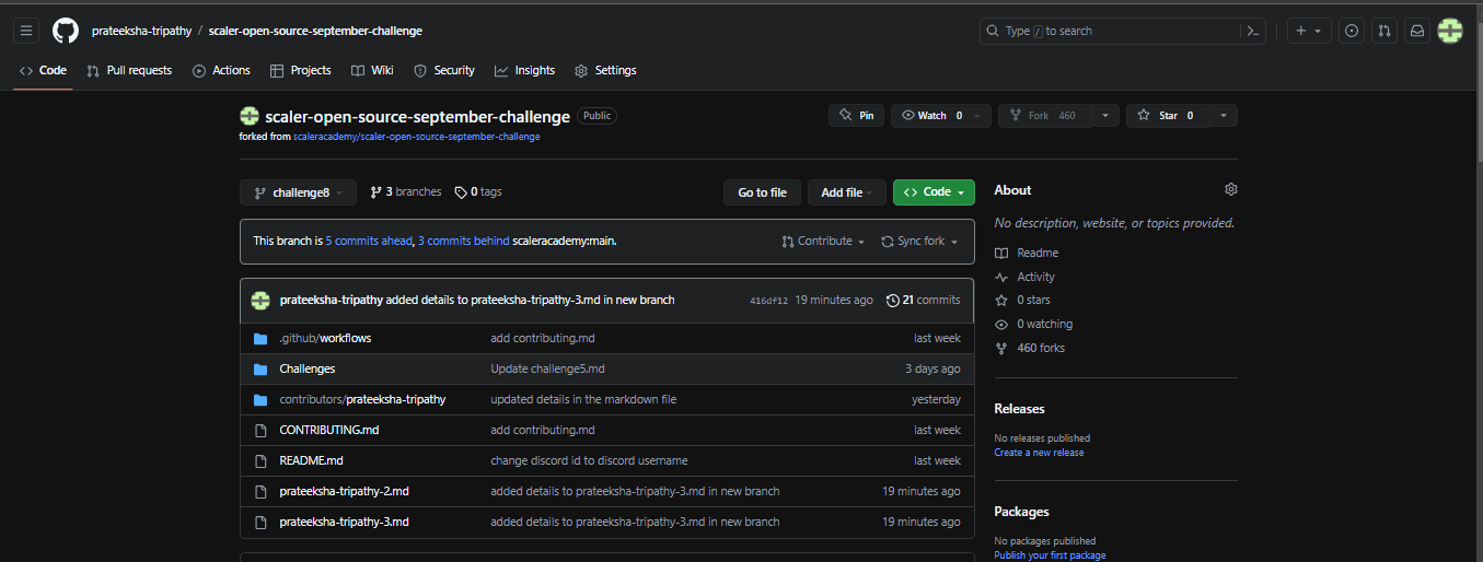 Challenge #26 : Prateeksha Tripathy · Issue #170 · scaleracademy/scaler-open-source-september ...