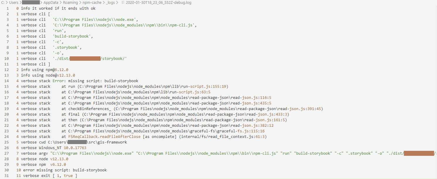 Missing Script Build Storybook · Issue 9685 · Storybookjs Storybook · Github