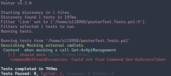 Mock of Cmdlet from external module (e.g. Az module) does only work if the module is actually ...