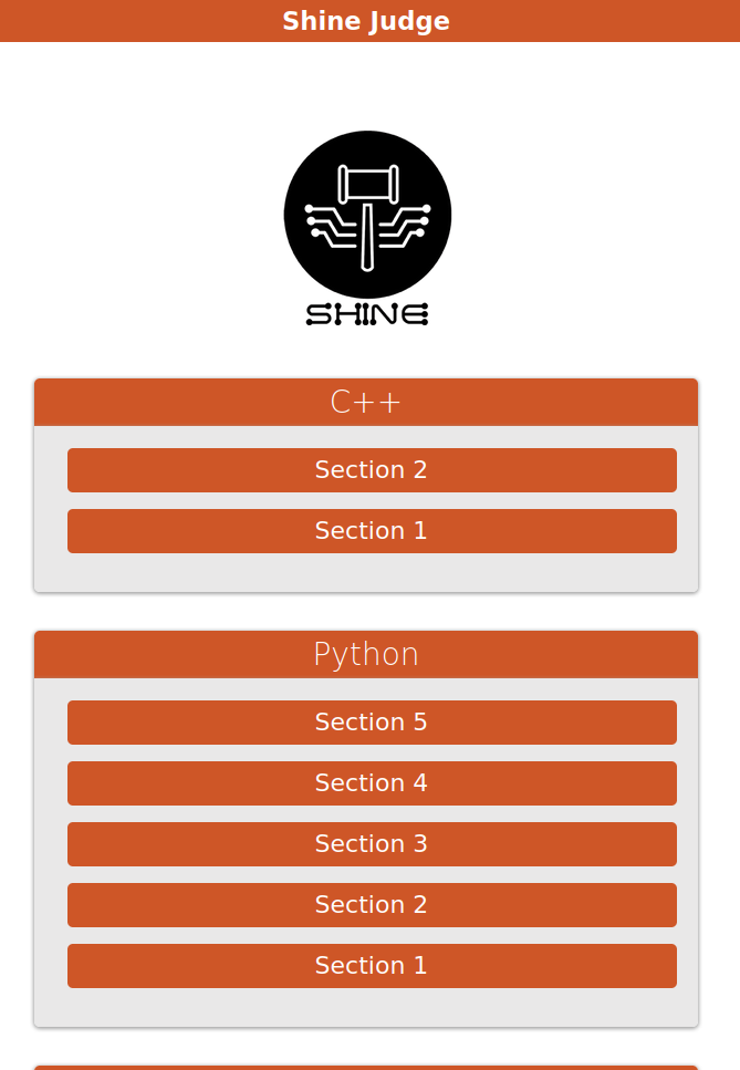 Github Shayanpey Shine Judge