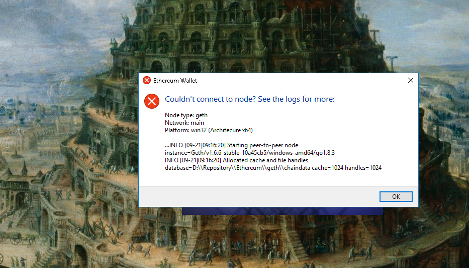 Ethereum Wallet cannot connect to node · Issue #2961 · ethereum/mist · GitHub