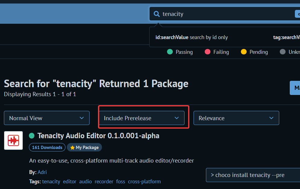 RFP - tenacity · Issue #1331 · chocolatey-community/chocolatey-package-requests · GitHub