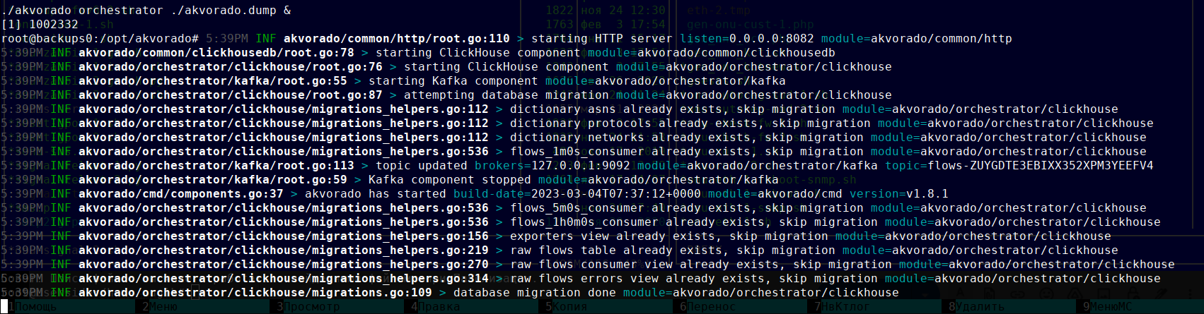 Need help installing a standalone akvorado · akvorado akvorado ...