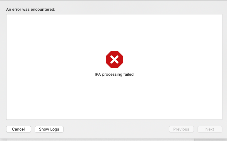 Adding Firebase Spm Creates Ipa Processing Error When Exporting An 9907
