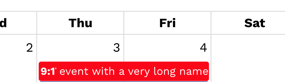 Truncate Long Event Title With Ellipsis · Issue 6754 · Fullcalendarfullcalendar · Github 5300