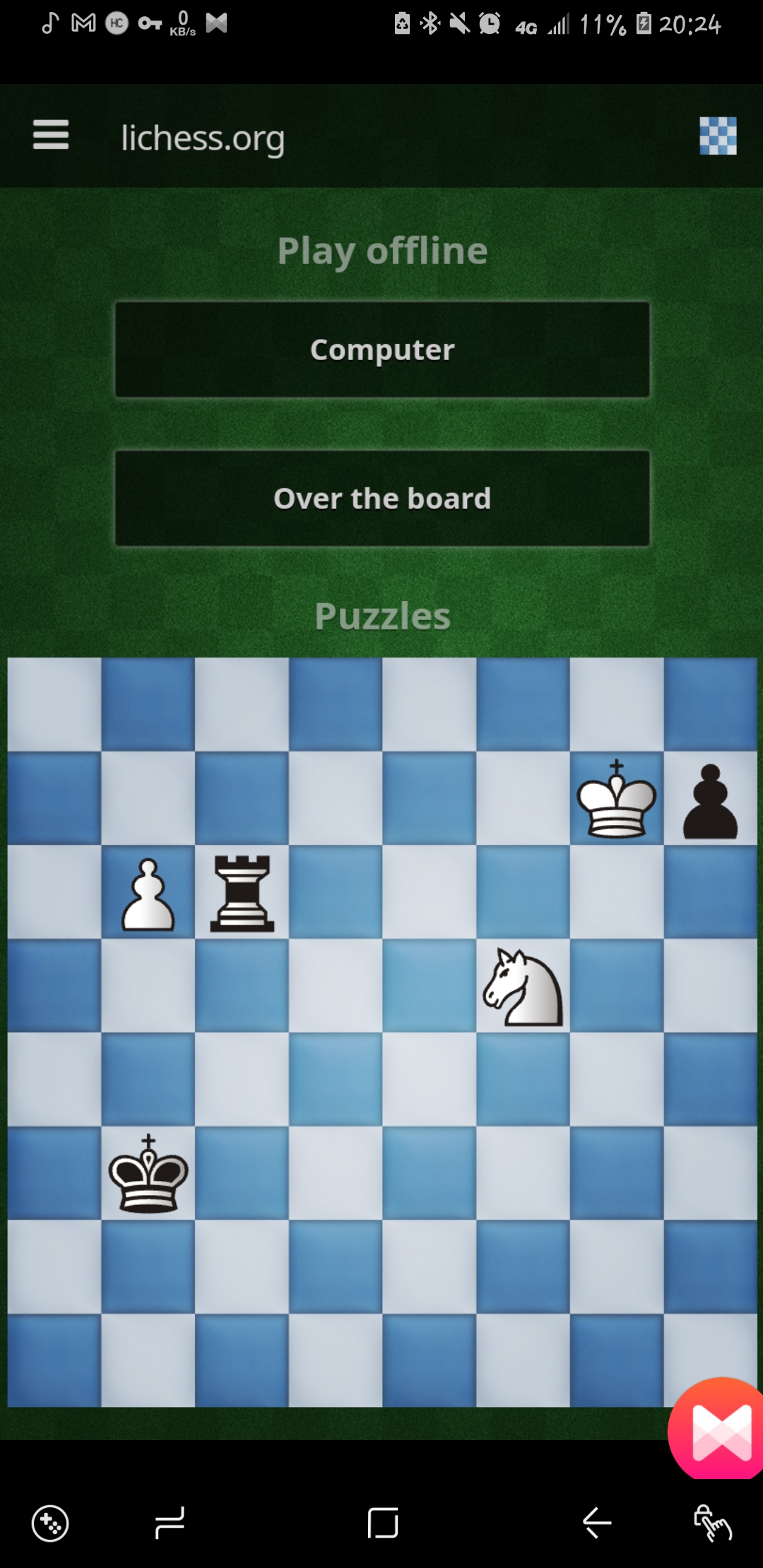 The app, version 8.0.0 is stuck on offline mode · Issue #2329 · lichess-org/lichobile · GitHub