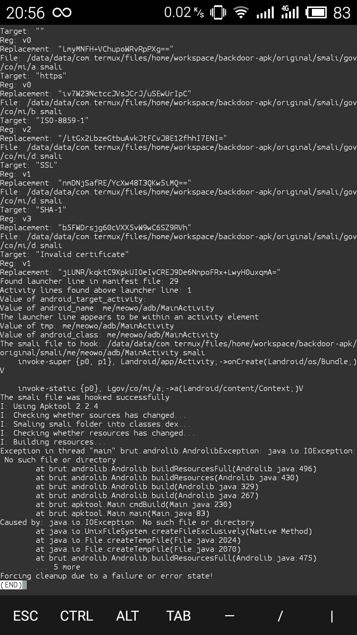 Exception in thread "main" brut.androlib.AndrolibException · Issue #1573 · iBotPeaches/Apktool ...