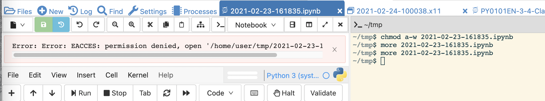 Issue When Saving An Ipynb Jupyter Notebook File · Issue 5216