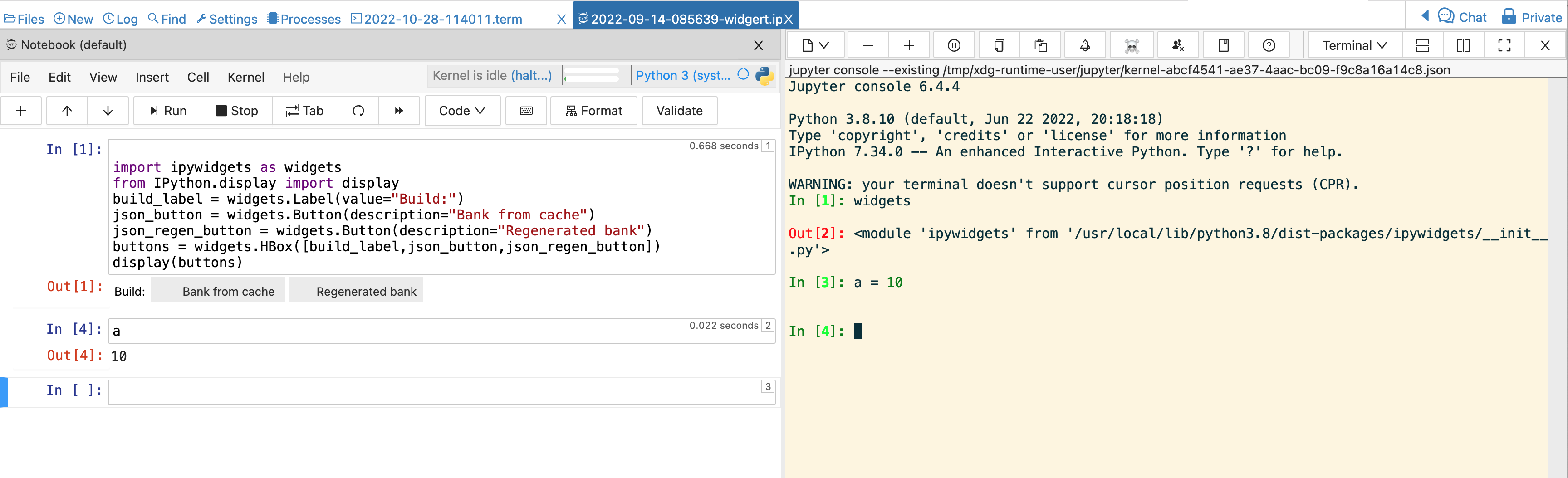 Collaborative consoles · Issue #13338 · jupyterlab/jupyterlab · GitHub Collaborative consoles · Issue #13338 · jupyterlab/jupyterlab · GitHub