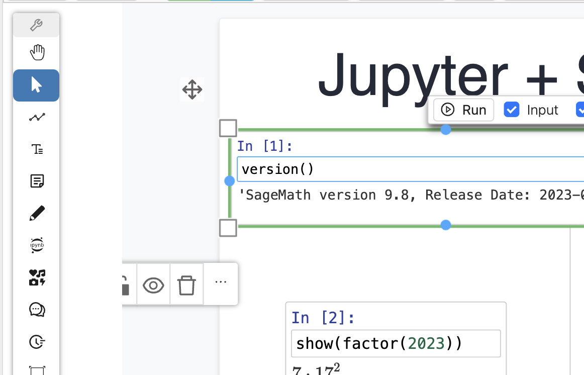 Slideshow When Using A Jupyter Code Cell The Format Bar Can Easily Get Cut Off Due To The Page