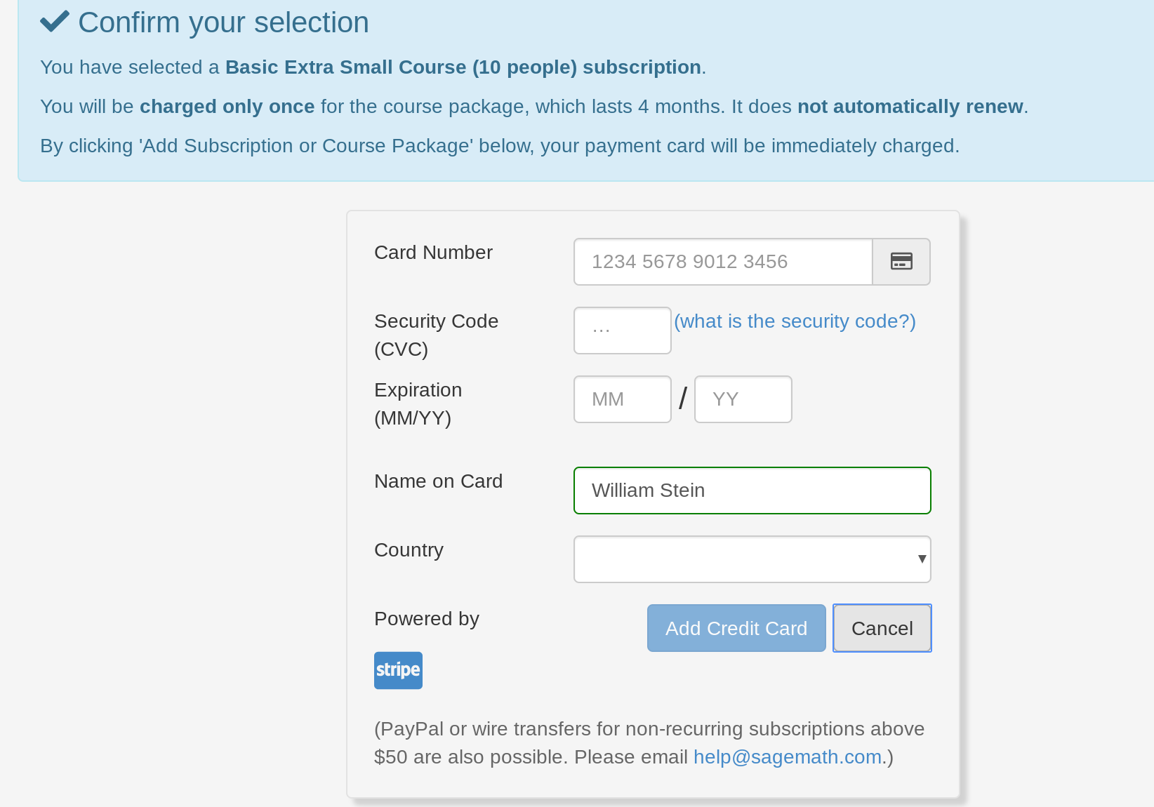 Cancel button when adding a payment method does nothing. · Issue #3150 · sagemathinc/cocalc · GitHub