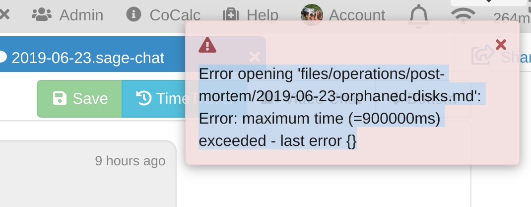 opening an internal link to a non-existent path from a markdown file (almost) silently fails ...