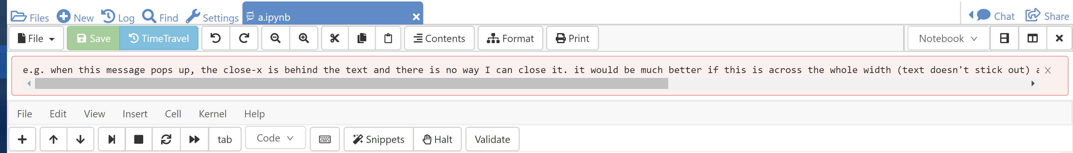 can't close jupyter error messages · Issue #4330 · sagemathinc/cocalc · GitHub