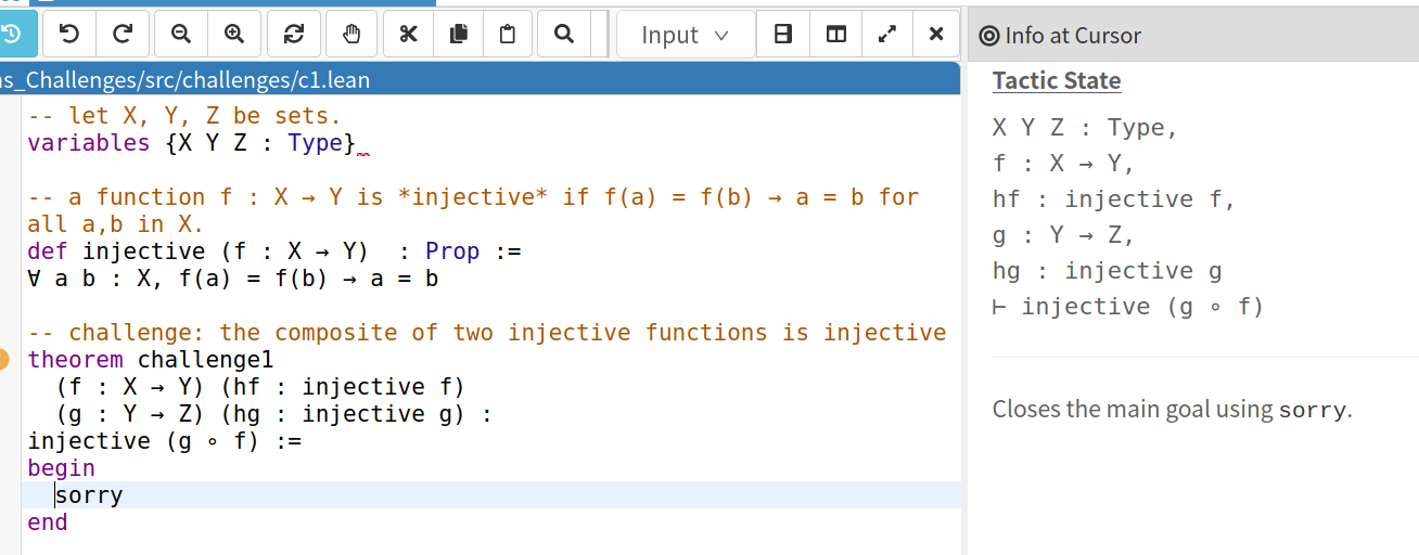 lean editor: don't show help all the time in the info panel (instead move it to a help panel ...