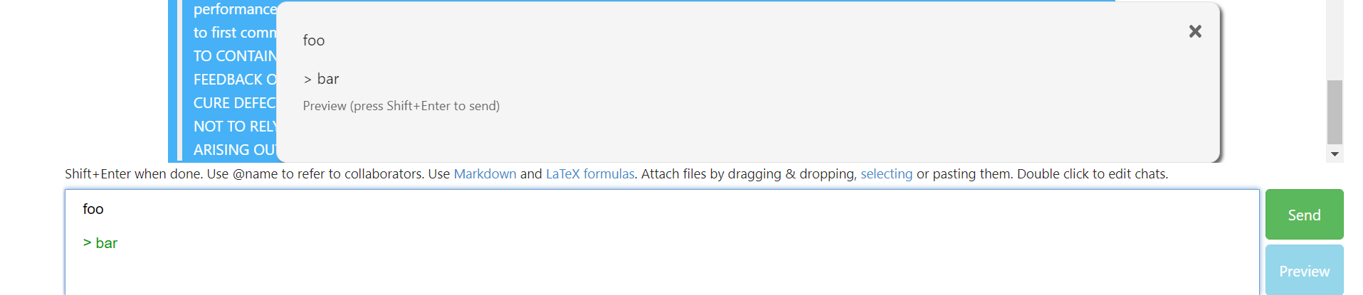 chat preview md → html processing partially broken · Issue #3206 · sagemathinc/cocalc · GitHub
