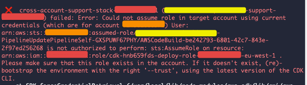 (aws-cdk): "cdk bootstrap" to upgrade from v6 to v7 result of CDKPipeline Failure with S3 Access ...