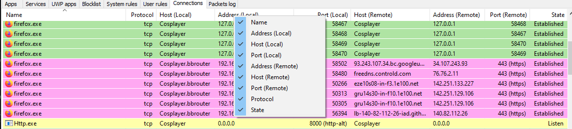 Save column state · Issue #1643 · henrypp/simplewall · GitHub