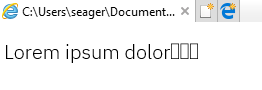 In Internet Explorer 11 truncated ellipsis do not render - they appear as squares · Issue #110 ...