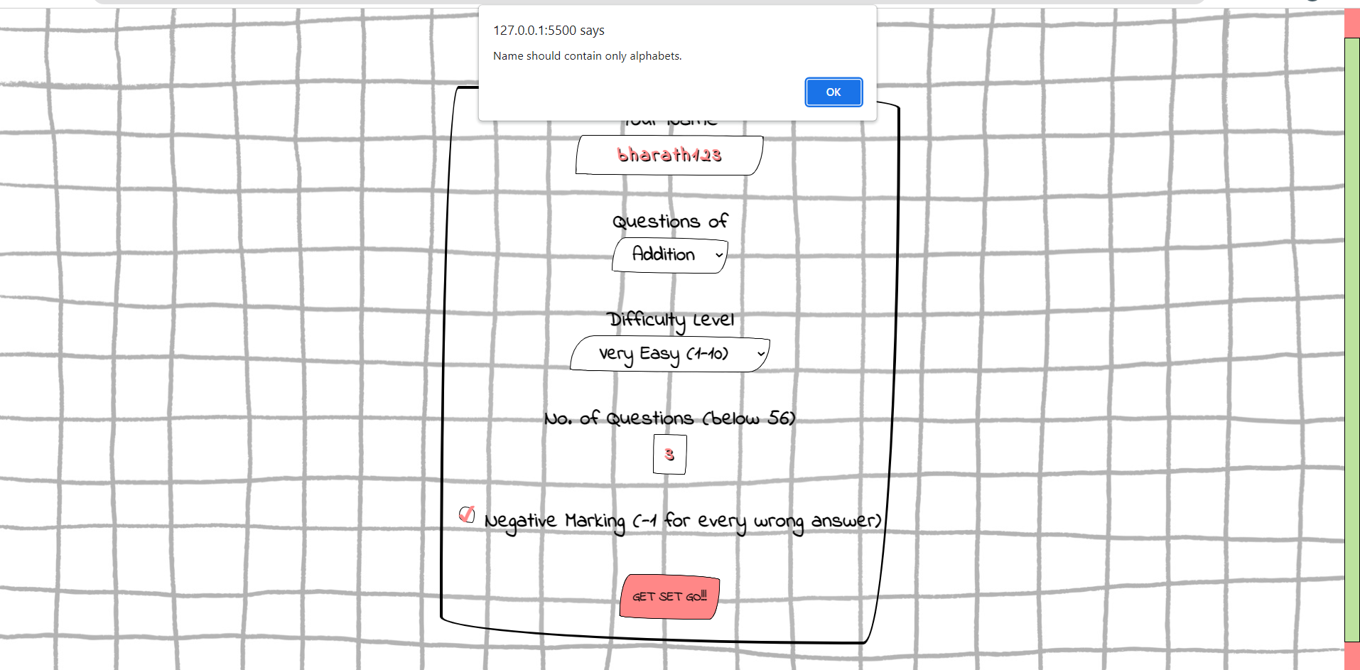In name field, numerical data should not be allowed. · Issue #158 · prakhartiwari0/Arito · GitHub
