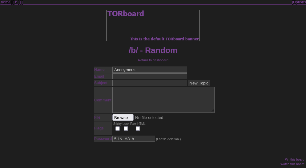 GitHub - torboard-devel/torboard: vichan fork that includes features from lainchan and designed ...