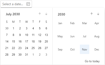 [Bug]: DatePicker immediatly selects the date when you try to change the year or month part ...