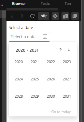 [Bug]: DatePicker immediatly selects the date when you try to change the year or month part ...