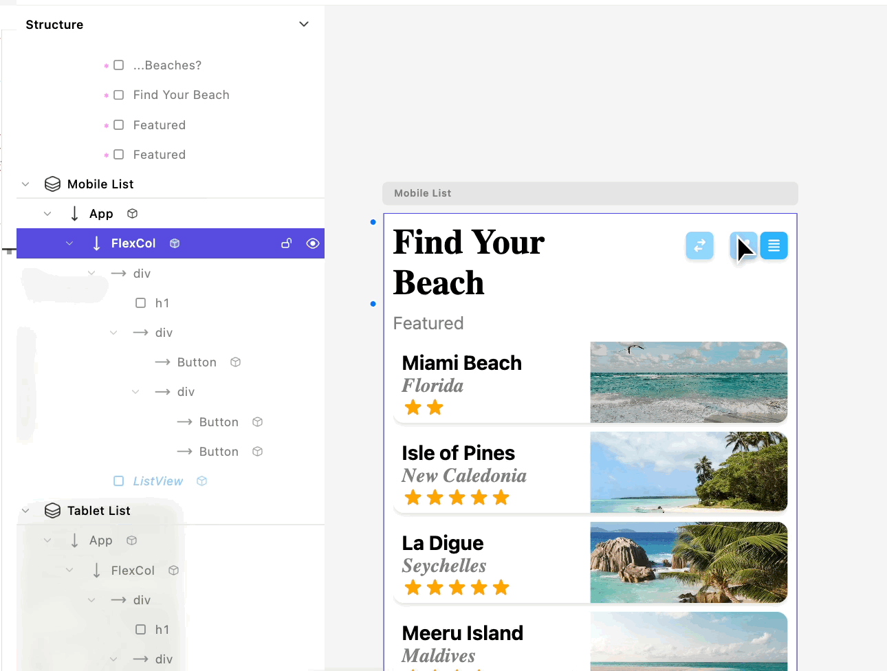 Runtime error when reparenting components with attribute values which ...