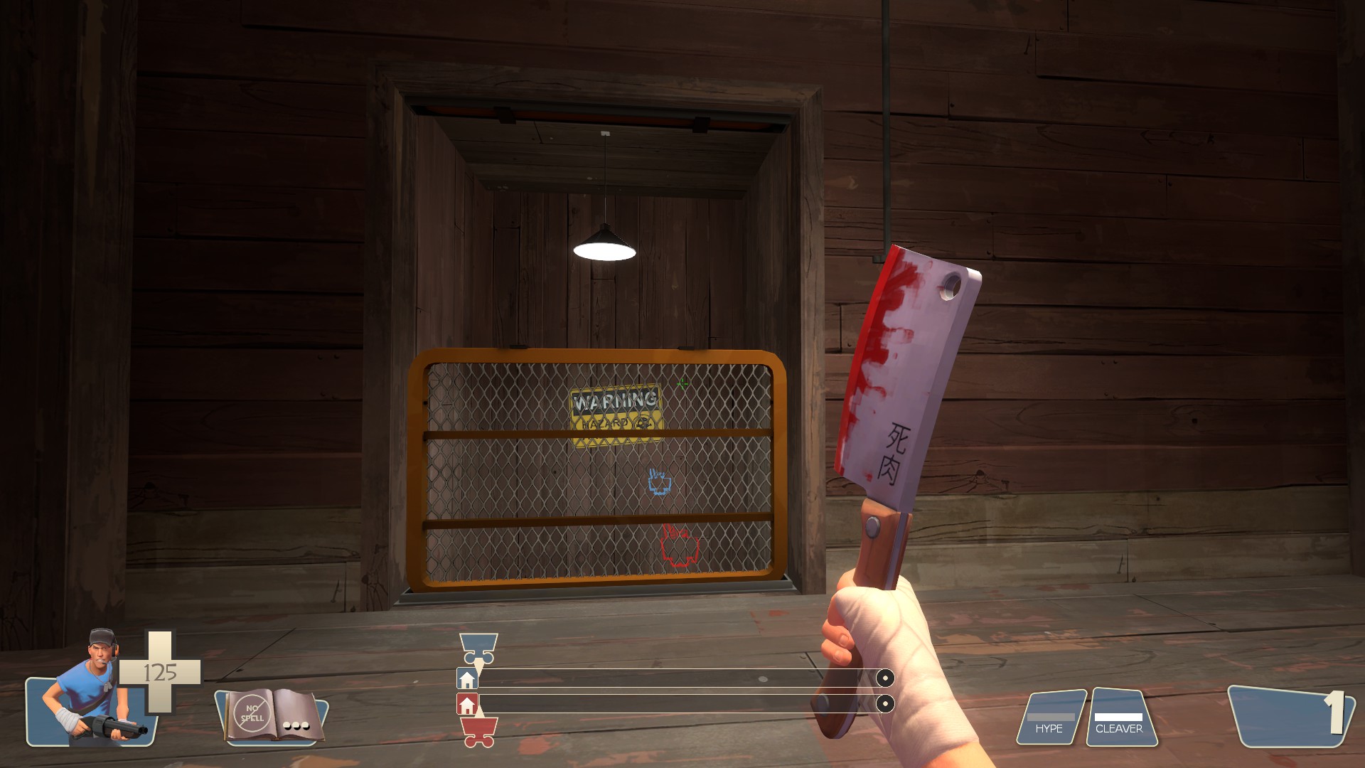 [TF2] [EXPLOIT] Broken shutter doors near drops from both spawns on Helltower can be opened by ...