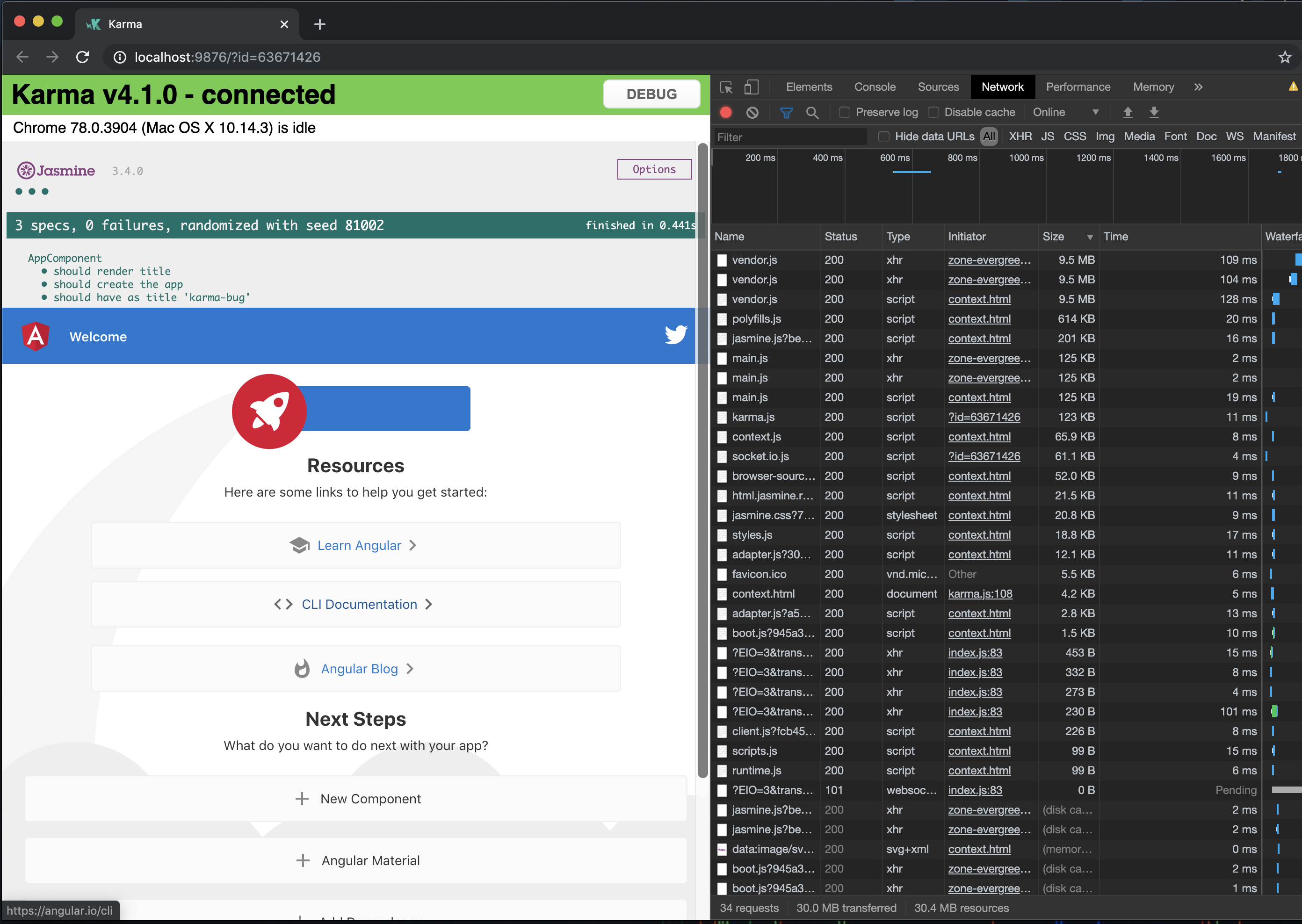 Ng Test Multiple Requests For Files · Issue 16160 · Angularangular Cli · Github