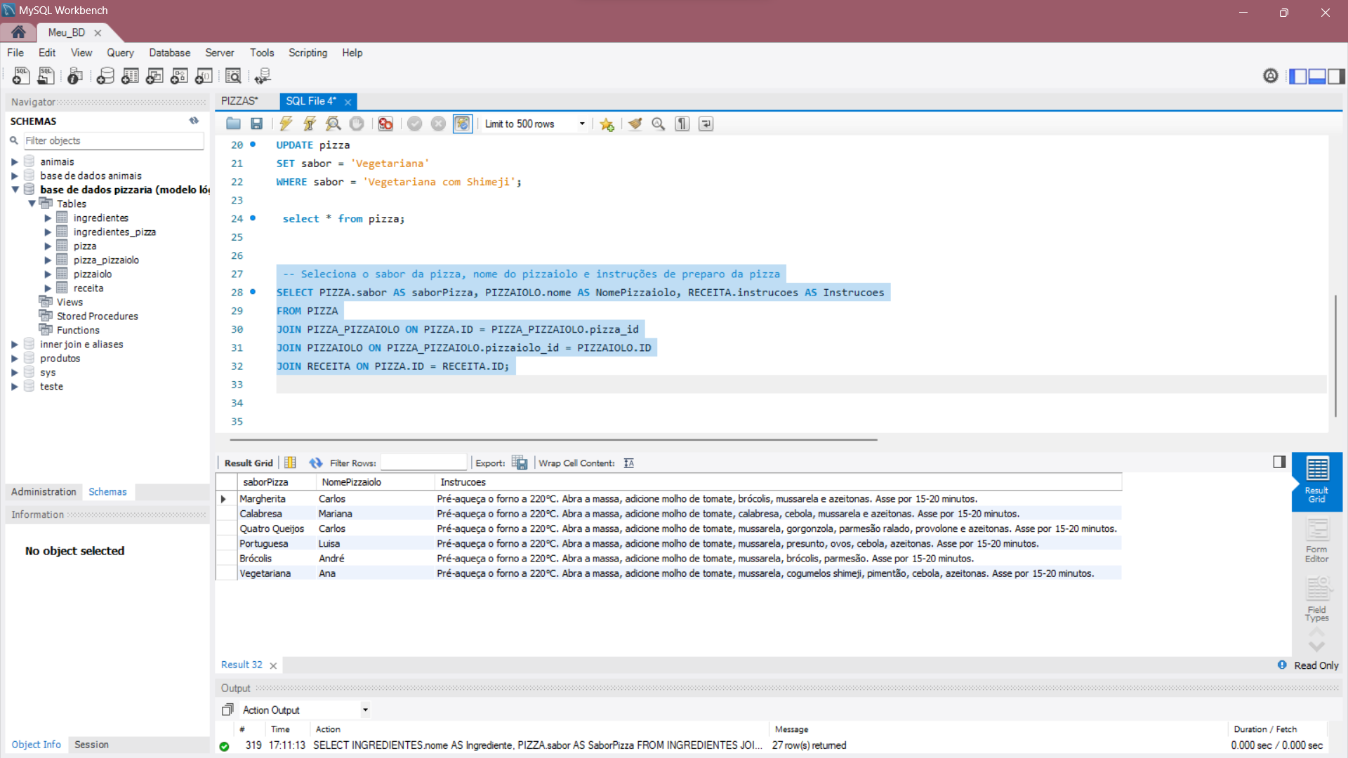 GitHub - bancos-de-dados/Base-de-Dados-Pizzaria-Modelo-L-gico-: Base de ...