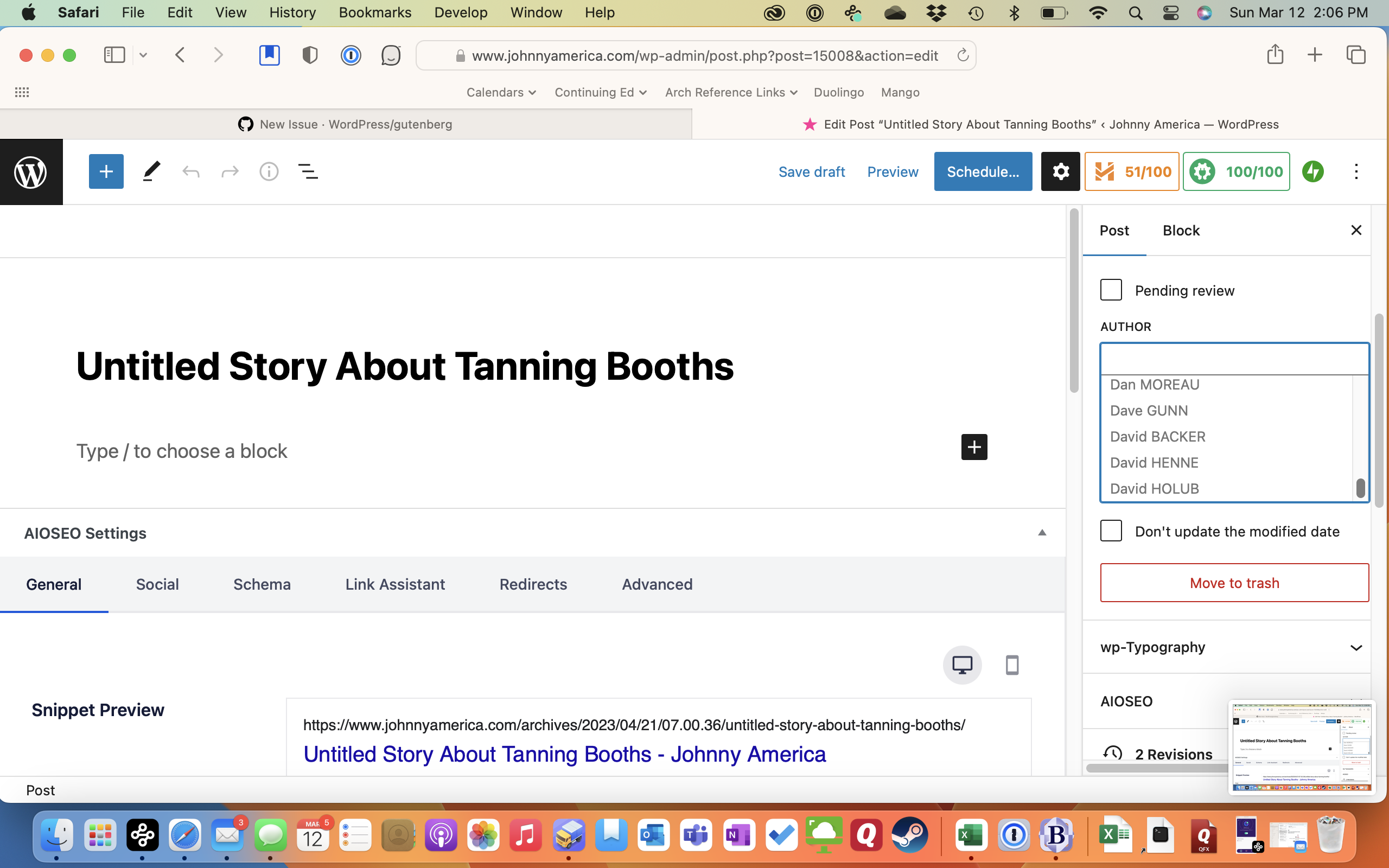 Author dropdown on Edit Post page does not show all authors · Issue #49015 · WordPress/gutenberg ...