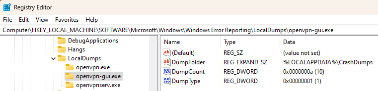 Openvpn GUI crashes. The connection remains. · Issue #548 · OpenVPN ...