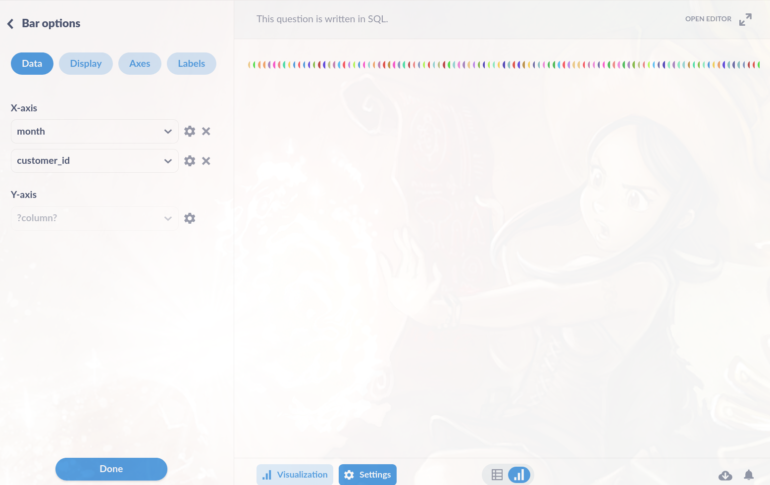 Too many group by items results in blank chart · Issue #18775 · metabase/metabase · GitHub
