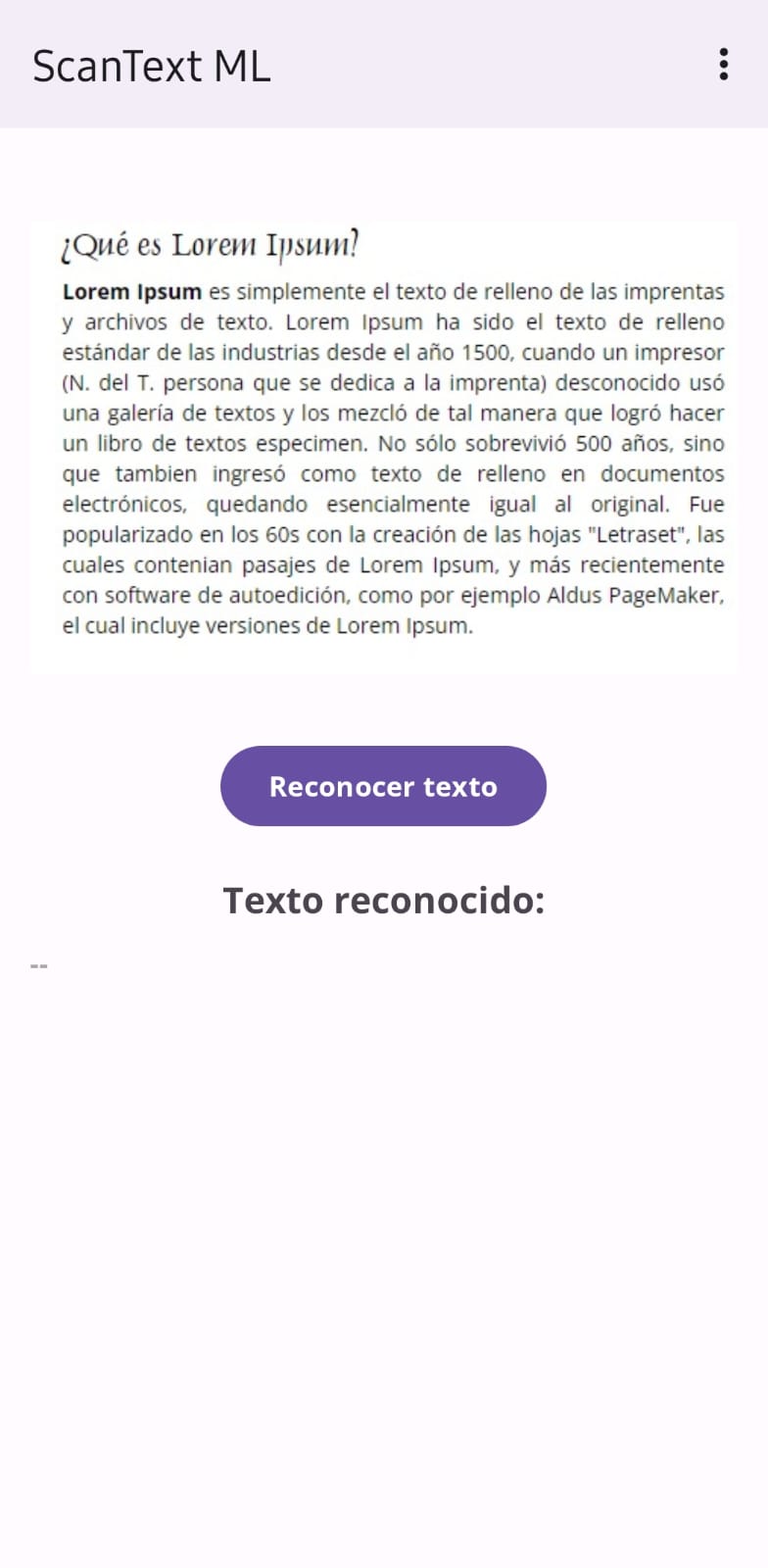 GitHub - FreddyArreagaM/APP-ScanText-ML: Desarrollo de una aplicación para reconocer texto desde ...