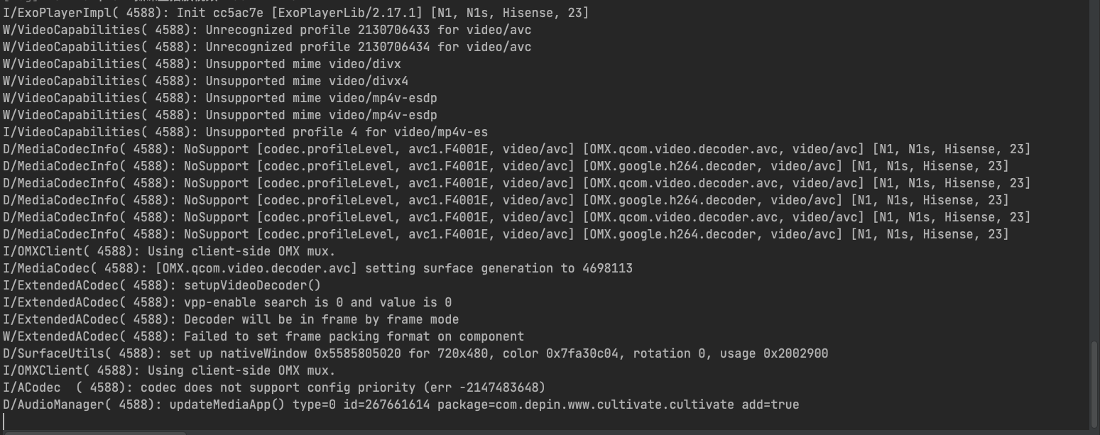 Videoplayer Codec Does Not Support Config Priority Err 2147483648 · Issue 116406 · Flutter