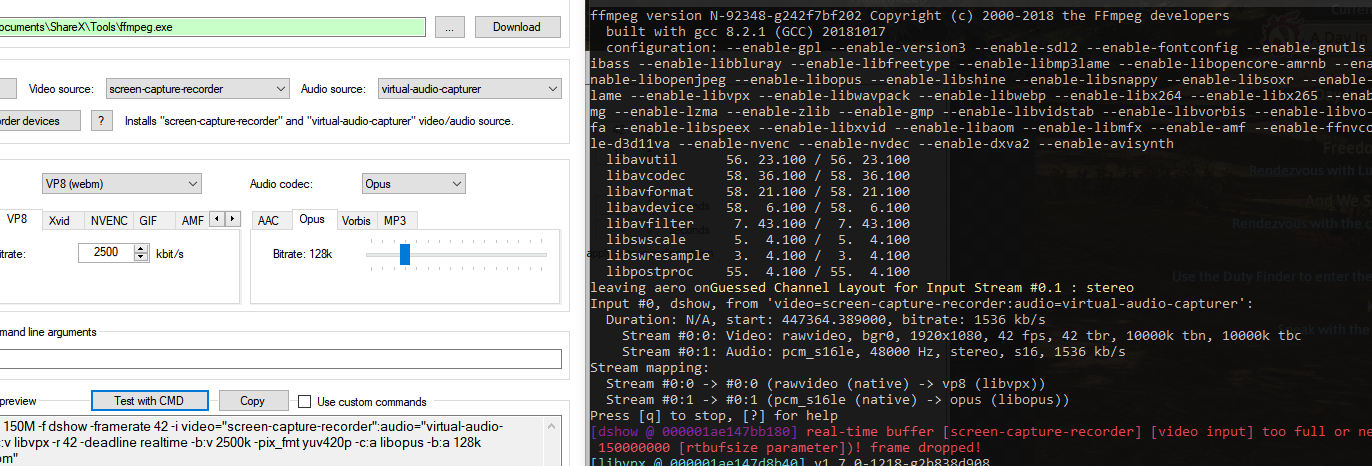 Add libopus as Audio codec in "Screen recording options" · Issue #4446 · ShareX/ShareX · GitHub
