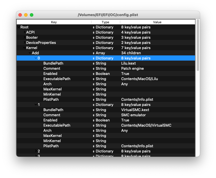Incorrect creation of the kext map · Issue #96 · corpnewt/ProperTree · GitHub
