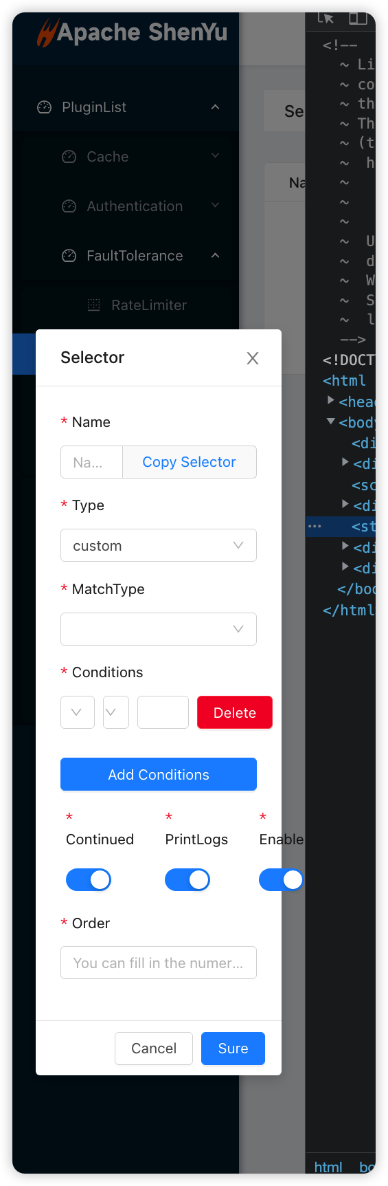 [BUG]Front-end components may have bugs · Issue #208 · apache/shenyu-dashboard · GitHub