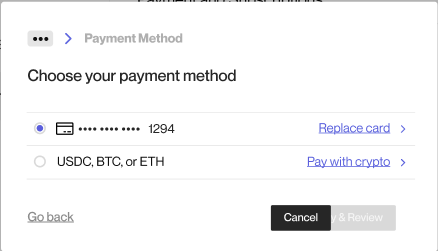 Upgrade Plan Flow - Credit Card · Issue #1757 · ChainSafe/ui-monorepo · GitHub