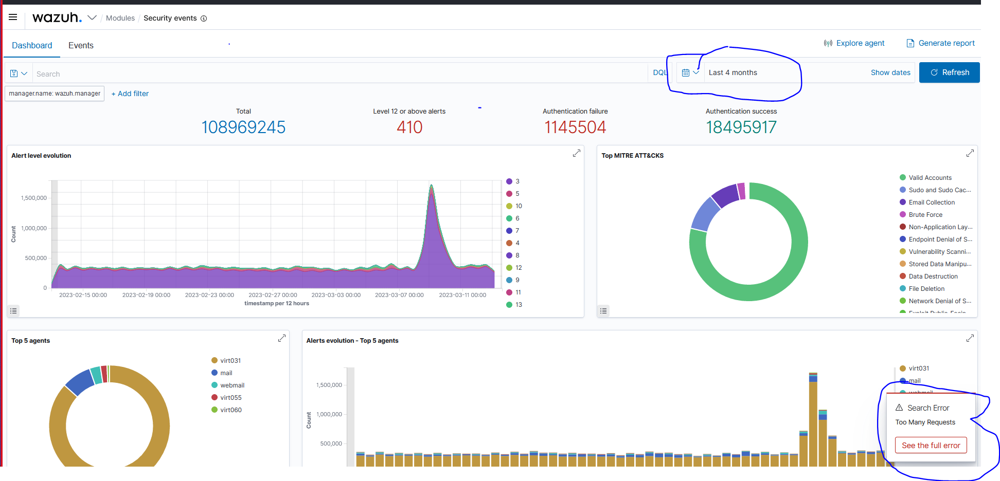 4010 Search Phase Execution Exception And Too Many Requests And 4010 Circuit Breaking