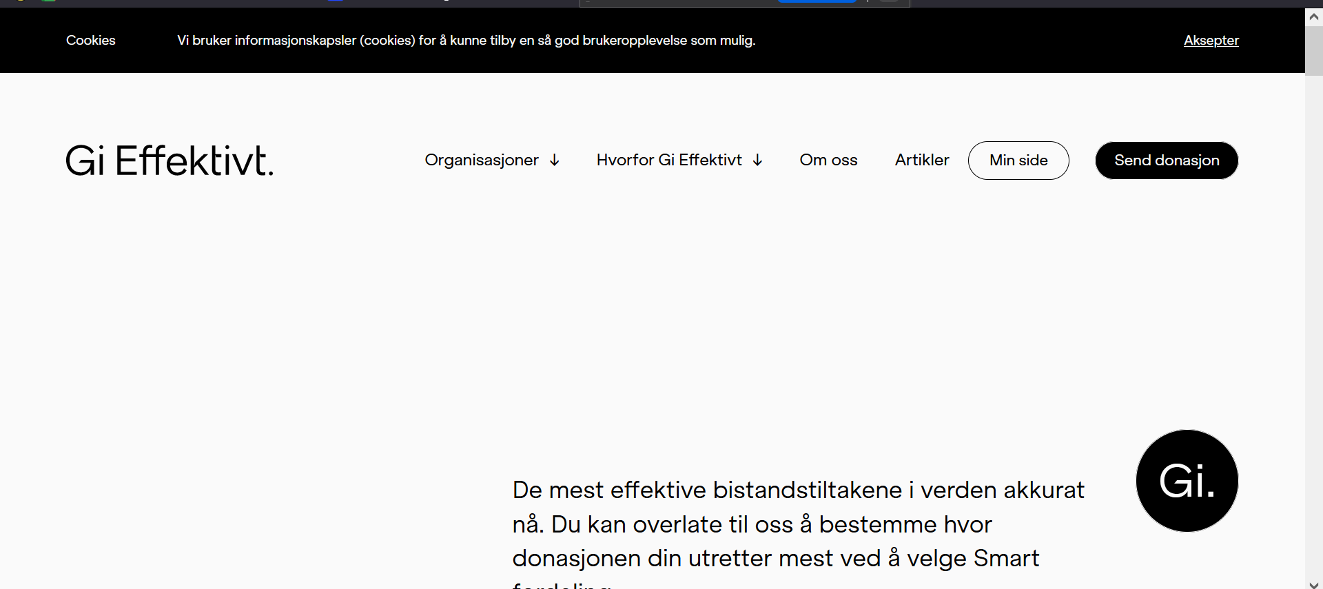Rework cookie refusal and settings · Issue #540 · stiftelsen-effekt/main-site · GitHub