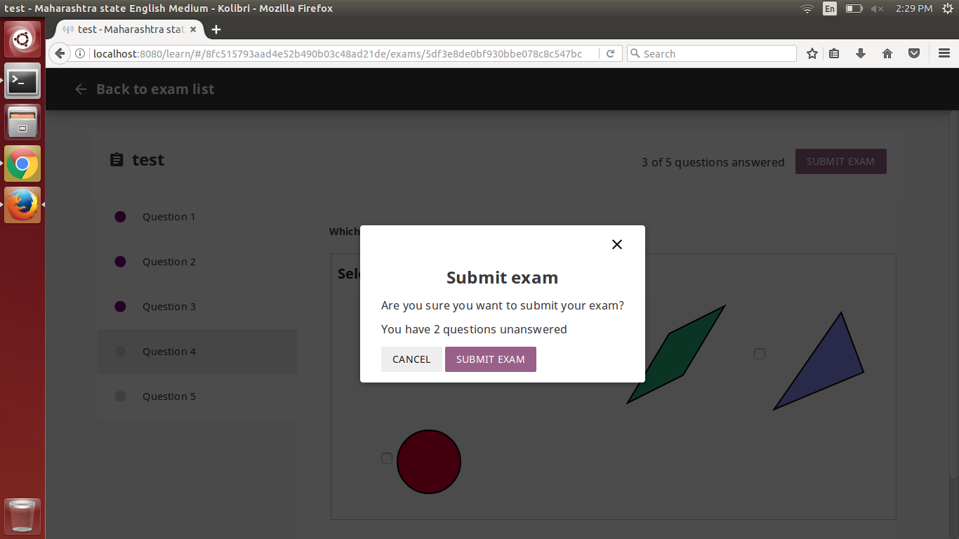 Exams can be edited after being submitted · Issue #2085 · learningequality/kolibri · GitHub