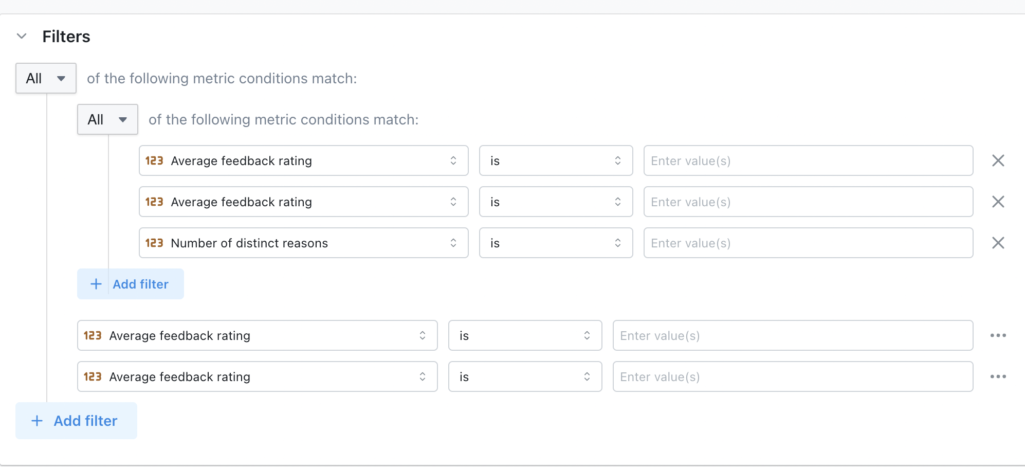 Update button copy on nested filters · Issue #7725 · lightdash/lightdash · GitHub