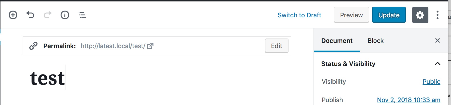 Unified toolbar + sidebar obscures permalink on small screen · Issue #11398 · WordPress ...