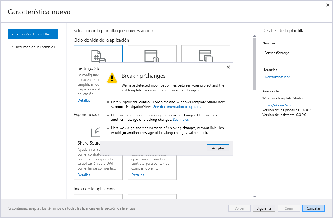 Revisit breaking changes notification · Issue #2125 · microsoft ...