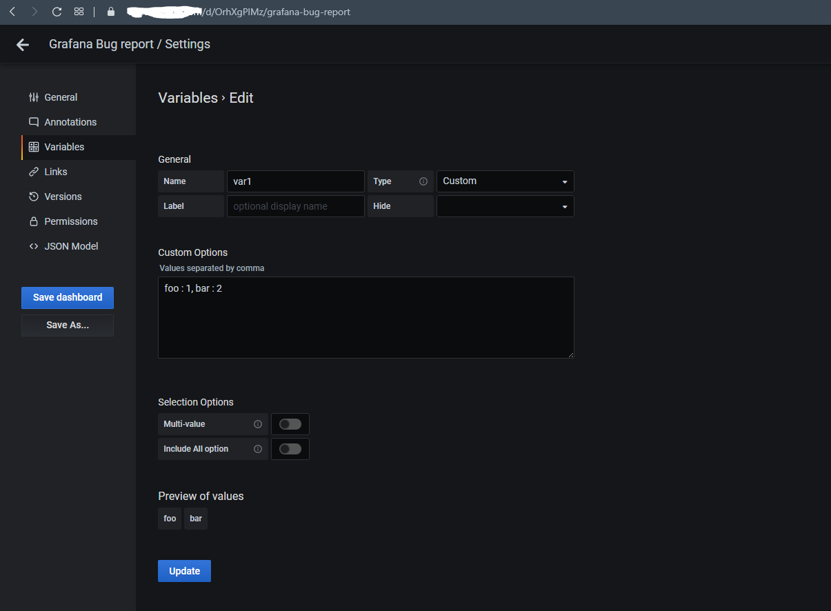 Browsing to same dashboard using dashboard overview does not select a template variable · Issue ...