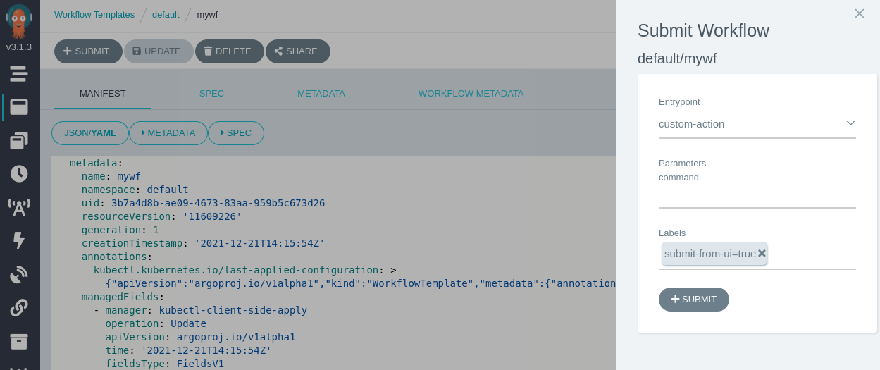 Parameter not sent when switching between entrypoints · Issue #7453 · argoproj/argo-workflows ...